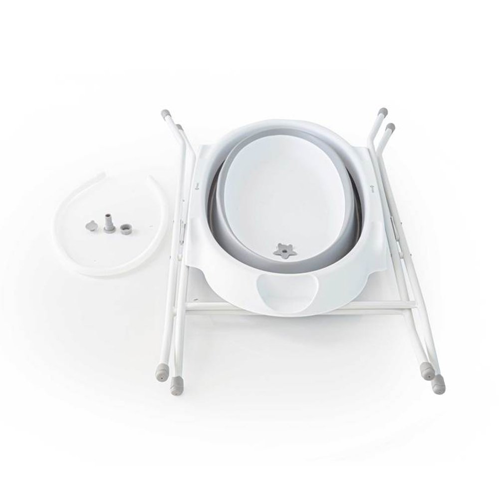 Banheira Dobrável Safety 1st Smile com Suporte (0M+) Grey