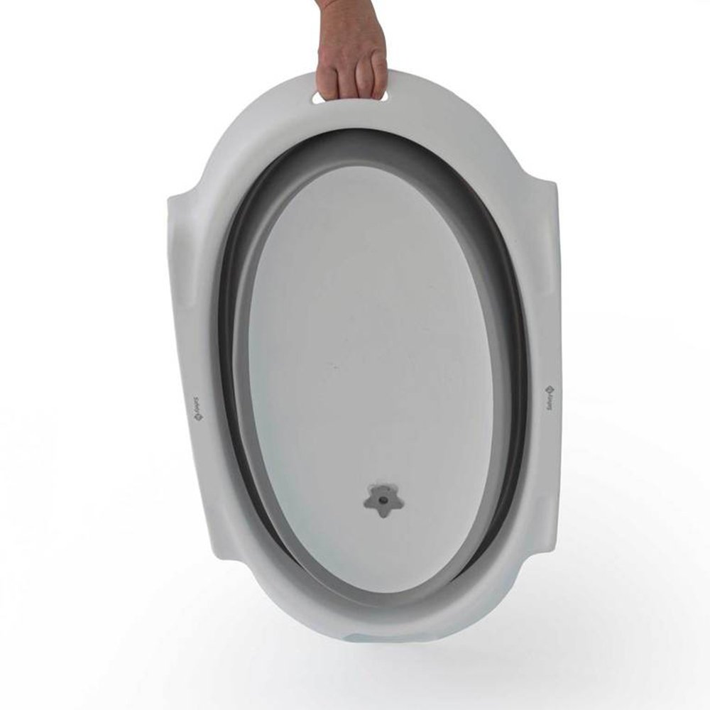 Banheira Dobrável Safety 1st Smile com Suporte (0M+) Grey