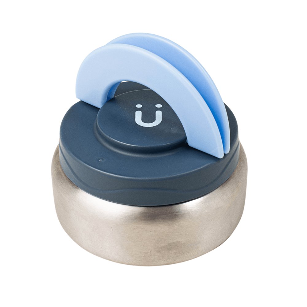 Lancheira Bento Box Büp One com Divisórias e Pote Térmico 1,6L Azul