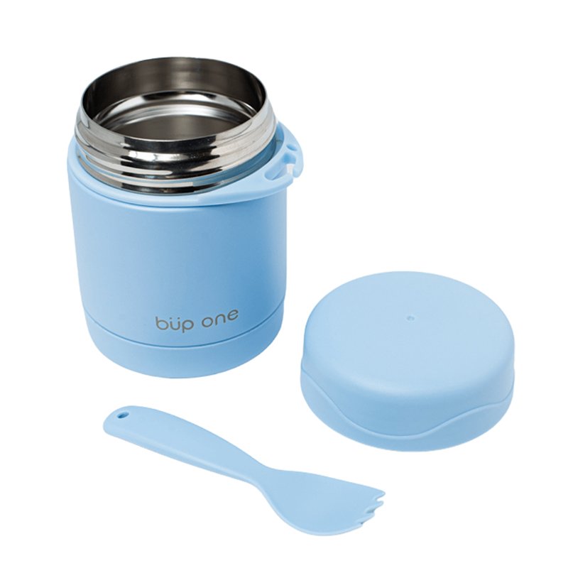 Pote Térmico com Talher Büp One 300ml Azul